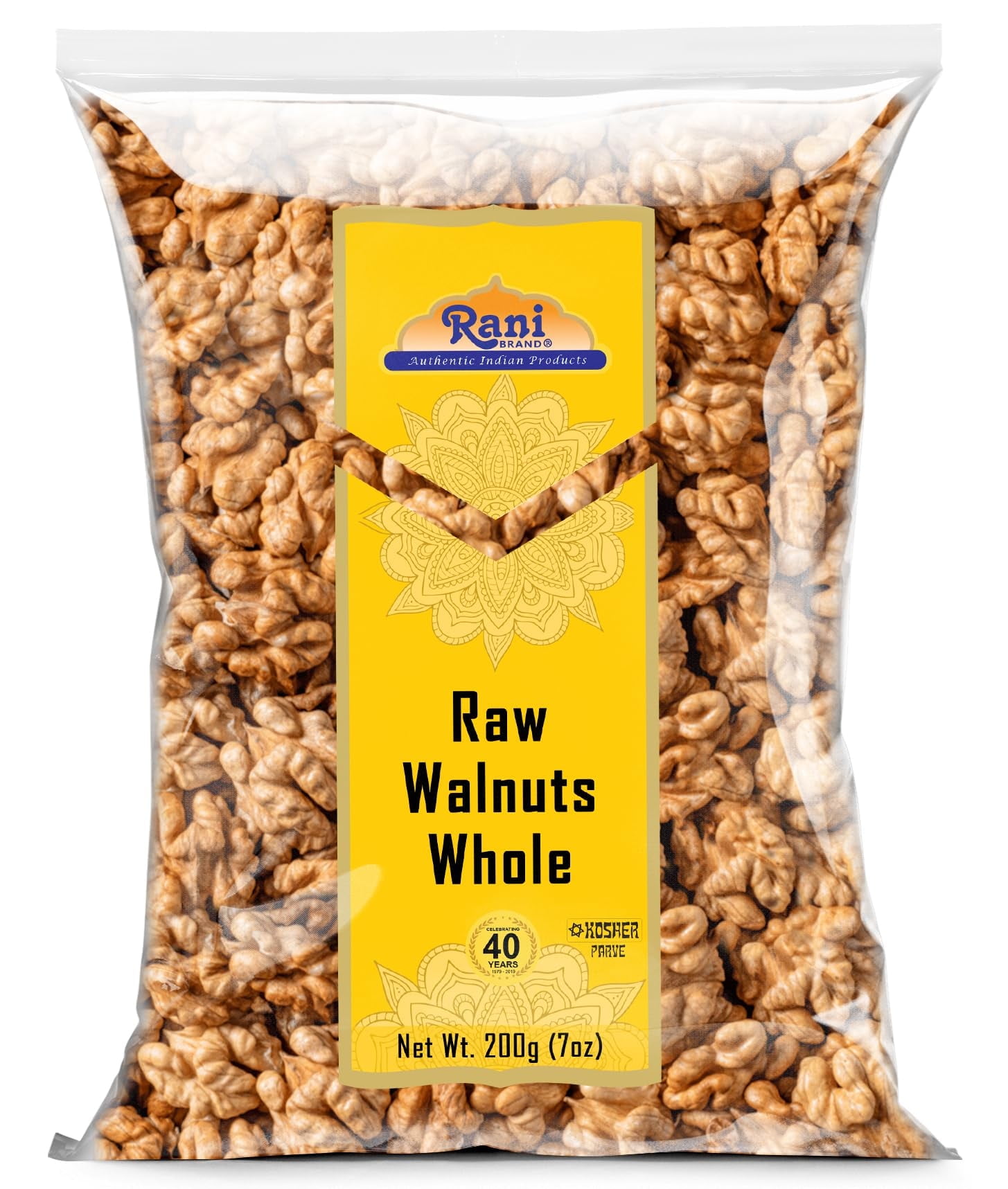 Rani Raw Walnuts, Whole 7oz (200g) ~ All Natural | Vegan | Kosher ...