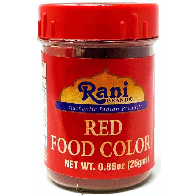 Rani Red Food Color Indian 25gm (0.88oz) ~ Vegan | Approved Colors with ...