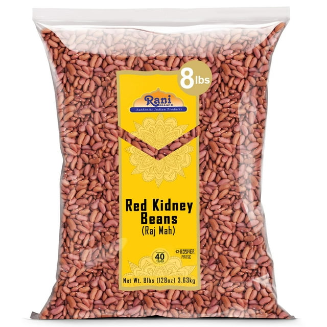 Rani Red Kidney Beans, Light 128oz (8lbs) 3.63kg Bulk, All Natural ...