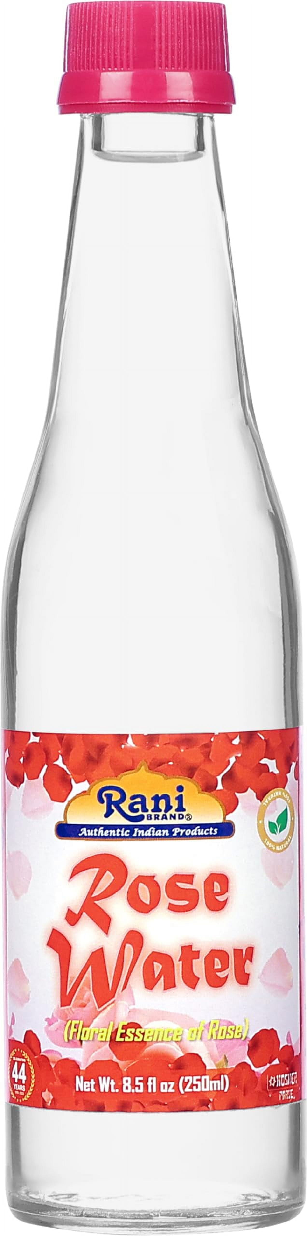 Rani Red Rose Water (Floral Essence of Rose) 8.5 fl oz (250ml) Glass ...