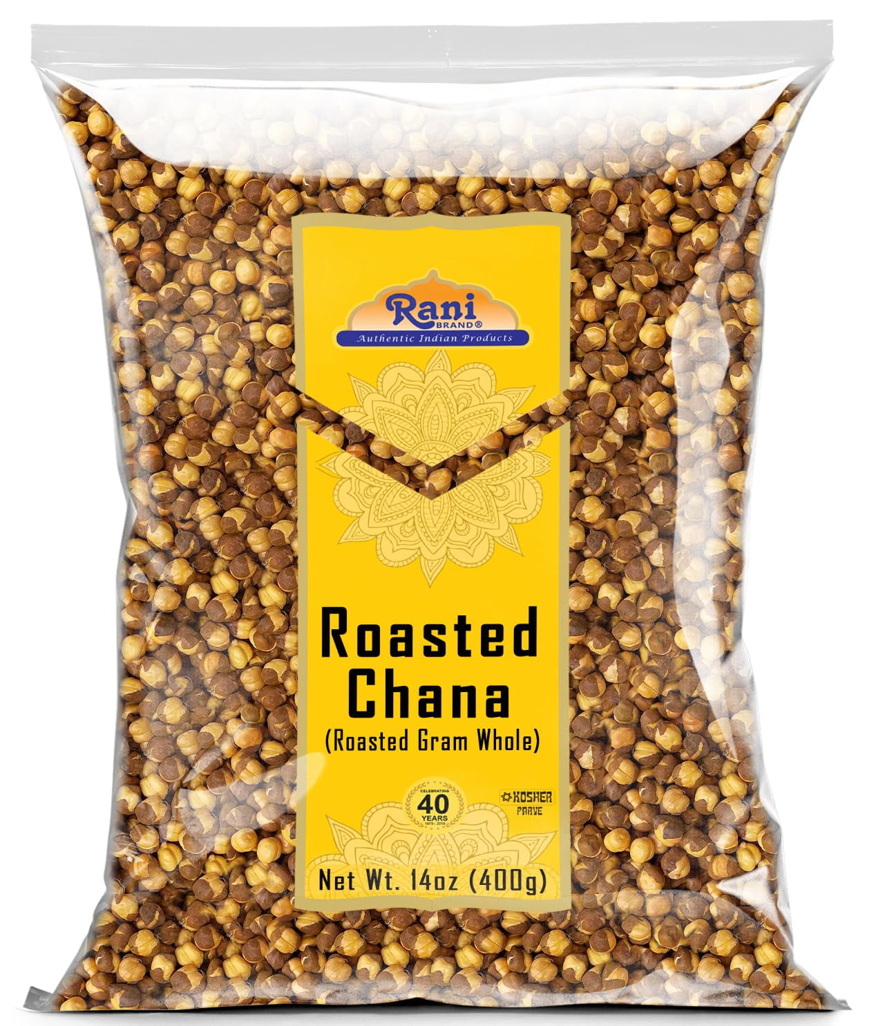 Rani Roasted Chana (Chickpeas) Plain Flavor 14oz (400g) ~ All Natural ...