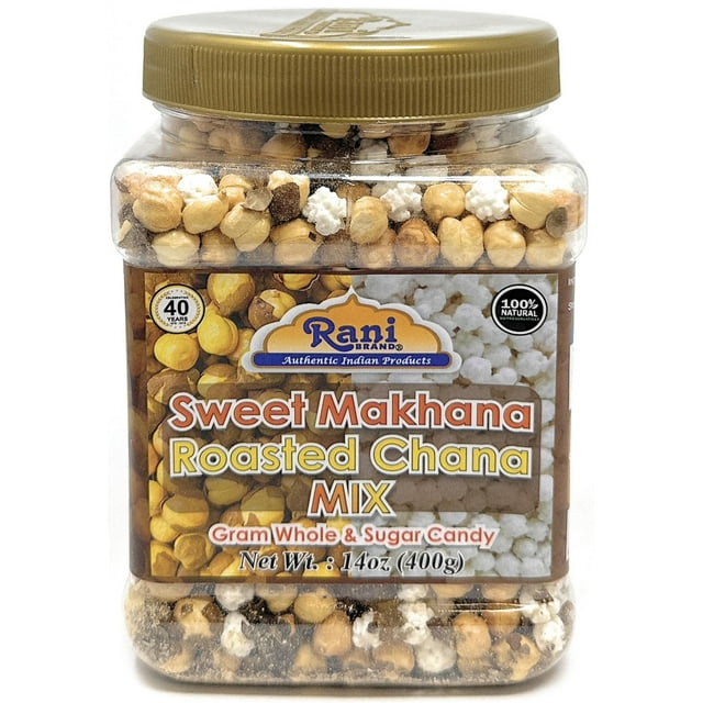 Rani Roasted Chana (Chickpeas) Sweet Mix Flavor 14oz (400g) PET Jar ...