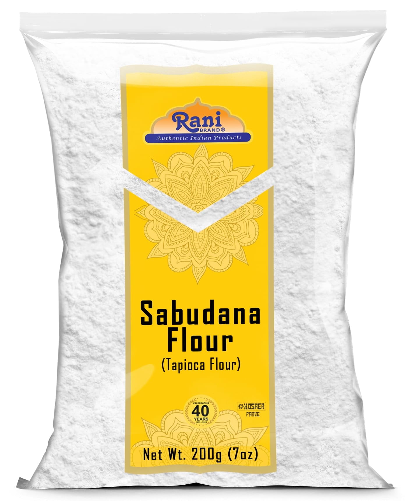 Rani Sabudana Flour (Tapioca/Sago Flour) 7oz (200g) ~ All Natural ...