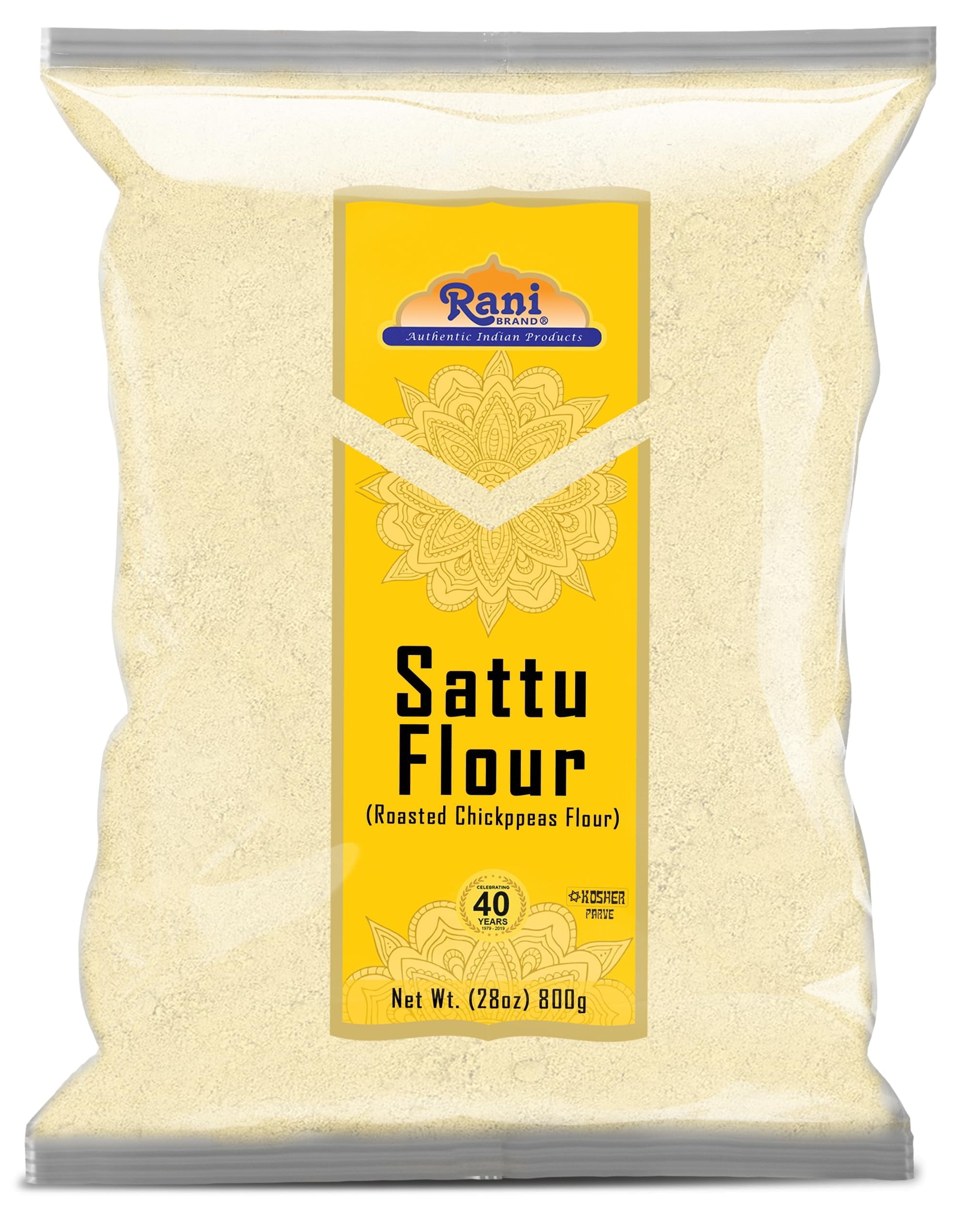 Rani Sattu Flour (Roasted Chana Gram) 14oz (400g) ~ Natural, Salt-Free ...