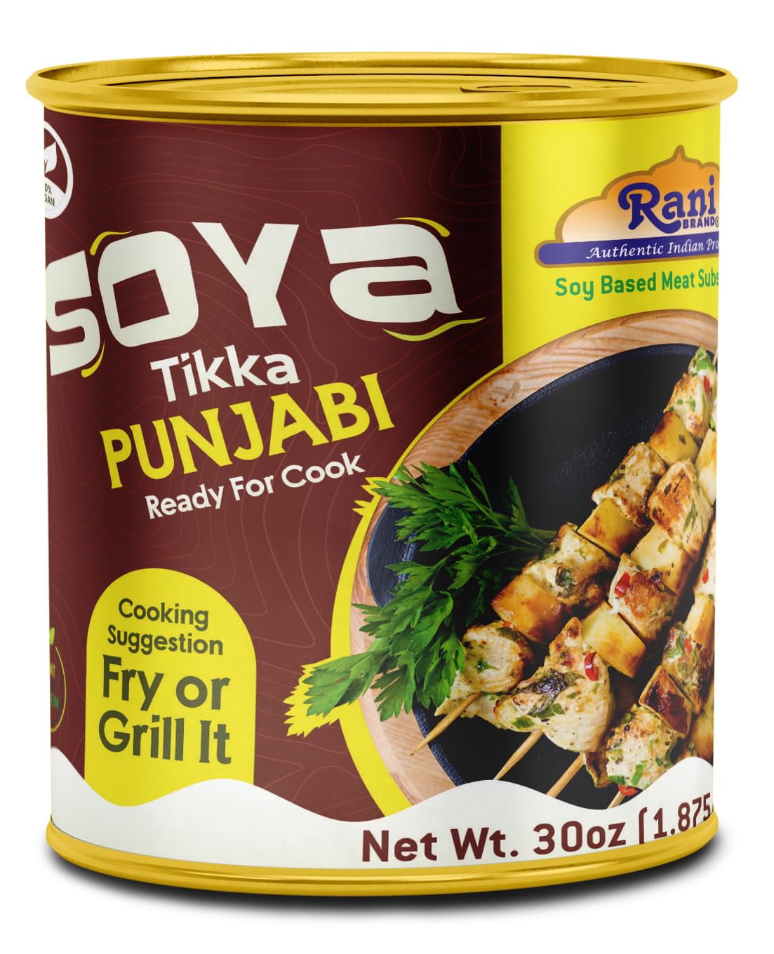 Rani Soya Tikka Punjabi 30oz (1.875lbs) 850g Ready for Cook ~ Easy Open ...