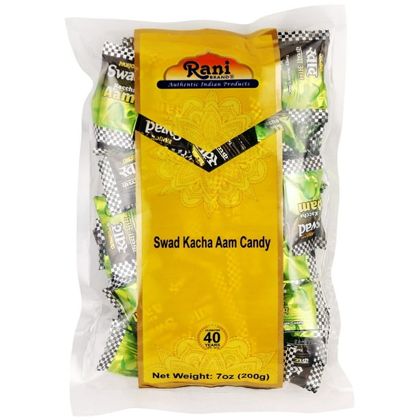 Rani Swad Kacha Aam Candy 7oz (200g) Individually Wrapped ~ Indian ...
