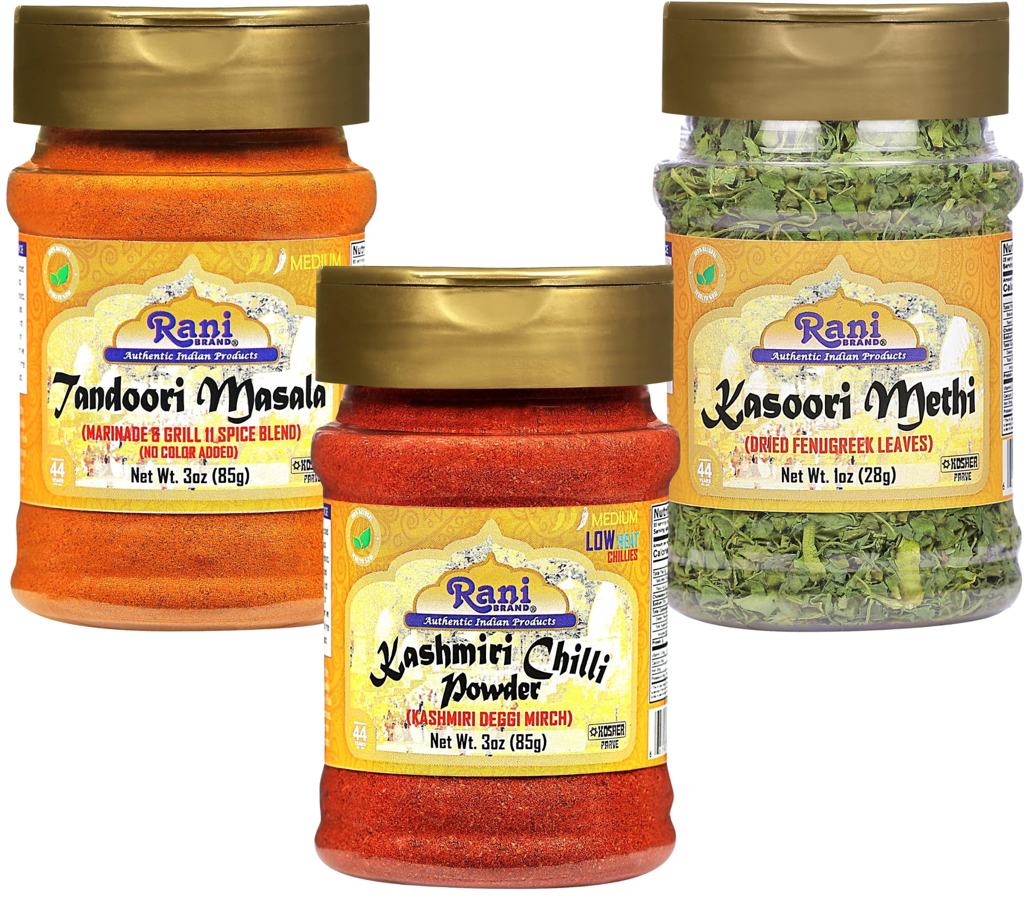 Rani Tandoori Masala 3oz (85g), Kashmiri Chilli Powder 3oz (85g ...