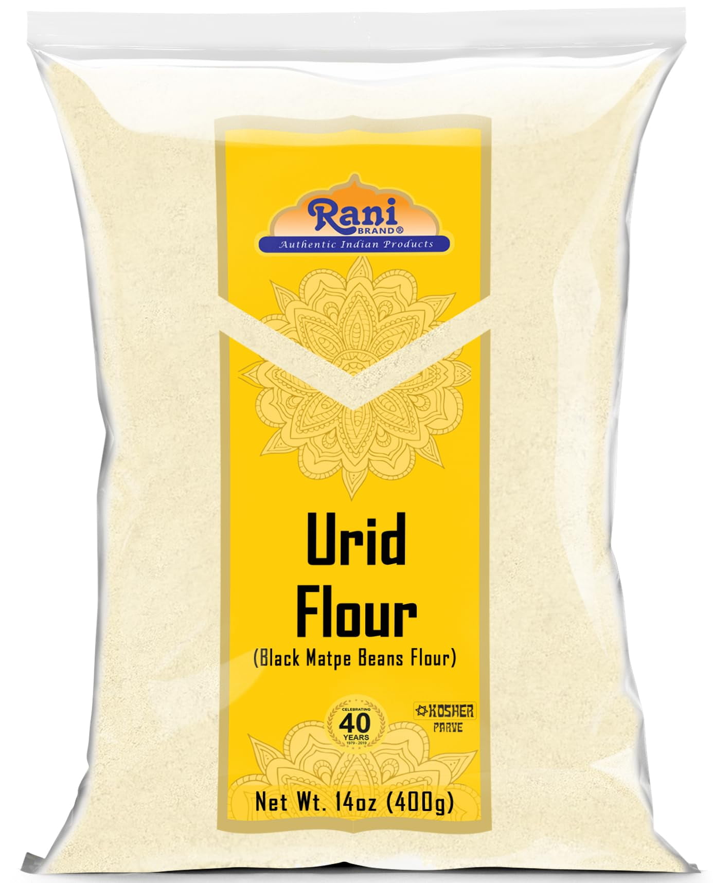 Rani Urid/Urad Flour (Black Matpe Beans Flour) 14oz (400g) ~ All ...