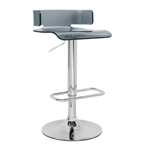 Rania Gray & Finish Adjustable Stool W/Swivel - Walmart.com