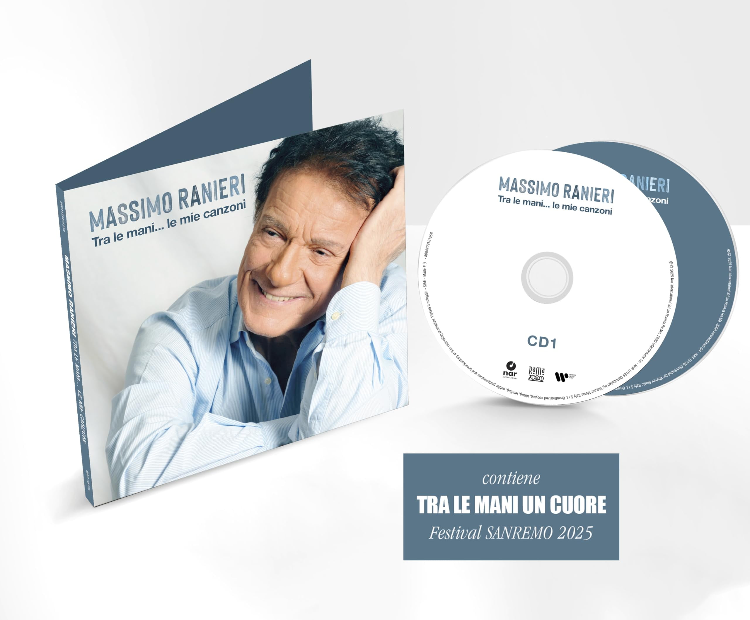 Ranieri Massimo Tra Le Mani... Le Mie Canzoni (CD) - Walmart.com