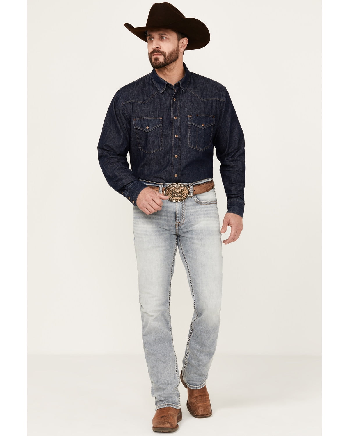 Rank 45 Men's 45& Ambush Slim Straight Performance Stretch Denim Jeans ...