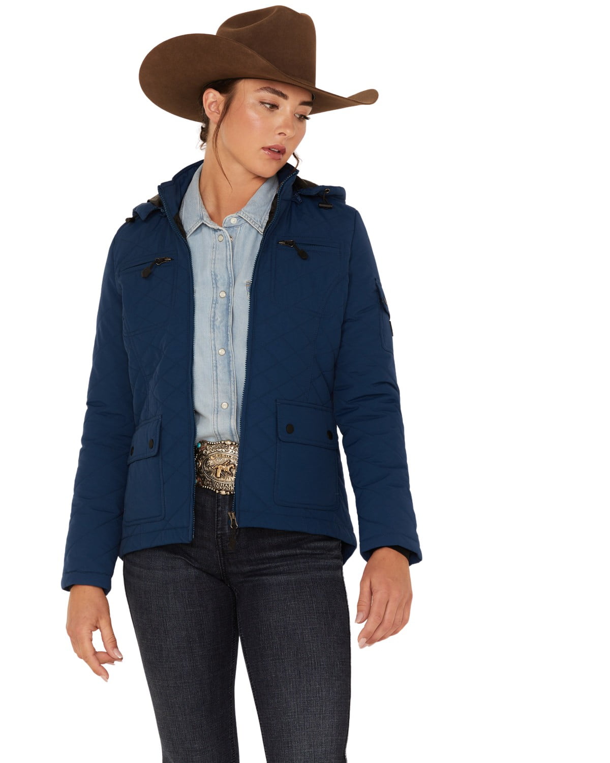 Rank 45 Women's 45& Ultimate Legacy Quilted Coat Navy X-Small US ...
