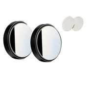 4 Pack Blind Spot Mirror, 2" Round HD Glass Slim Frameless Convex Rear ...