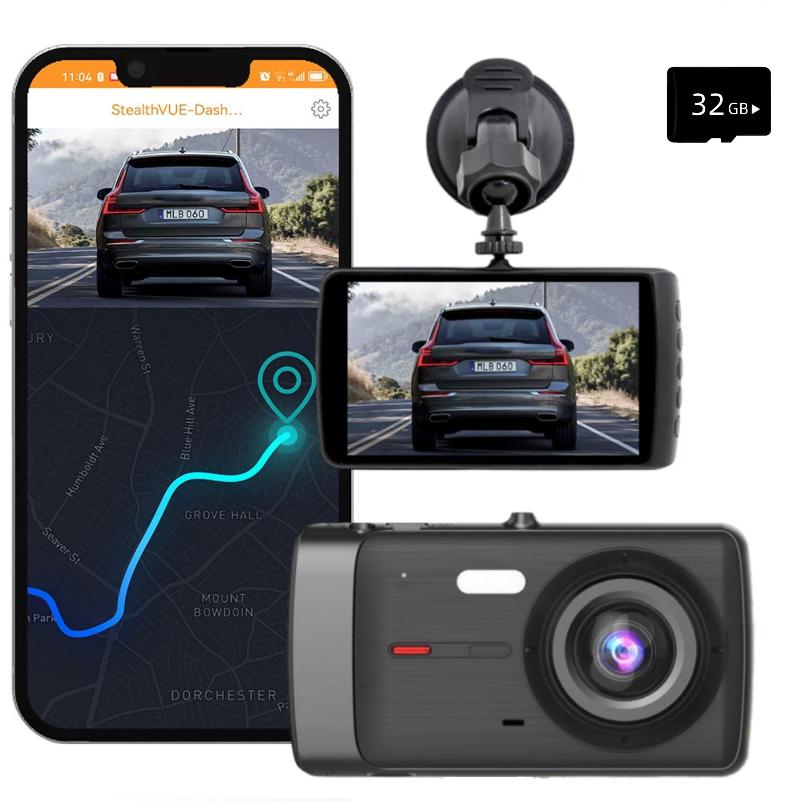 Ranliy Car Recorder Hd 1080P Night Vision Hidden Parking Monitoring Car ...