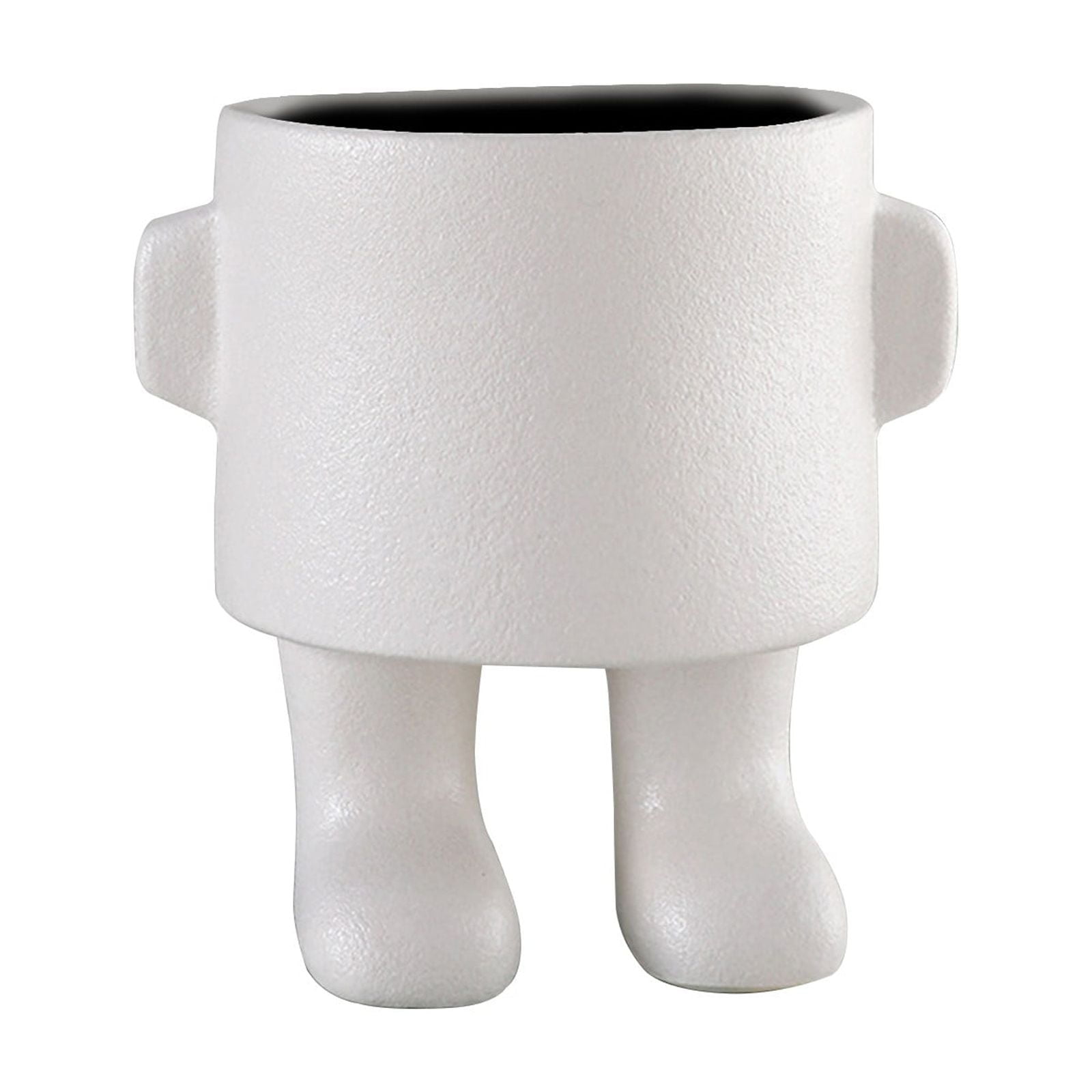 Ranliy Ceramic Succulent Planters Cute Human Shaped Flower Pots, Modern ...