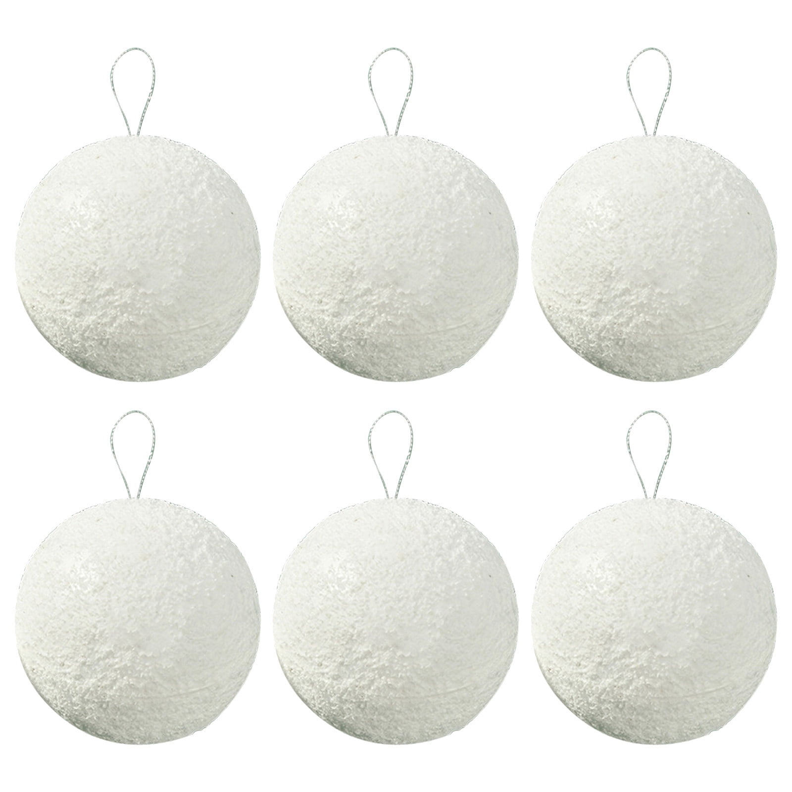 Ranliy Christmas Ornaments Balls, Snowball Ornaments for Christmas Tree ...