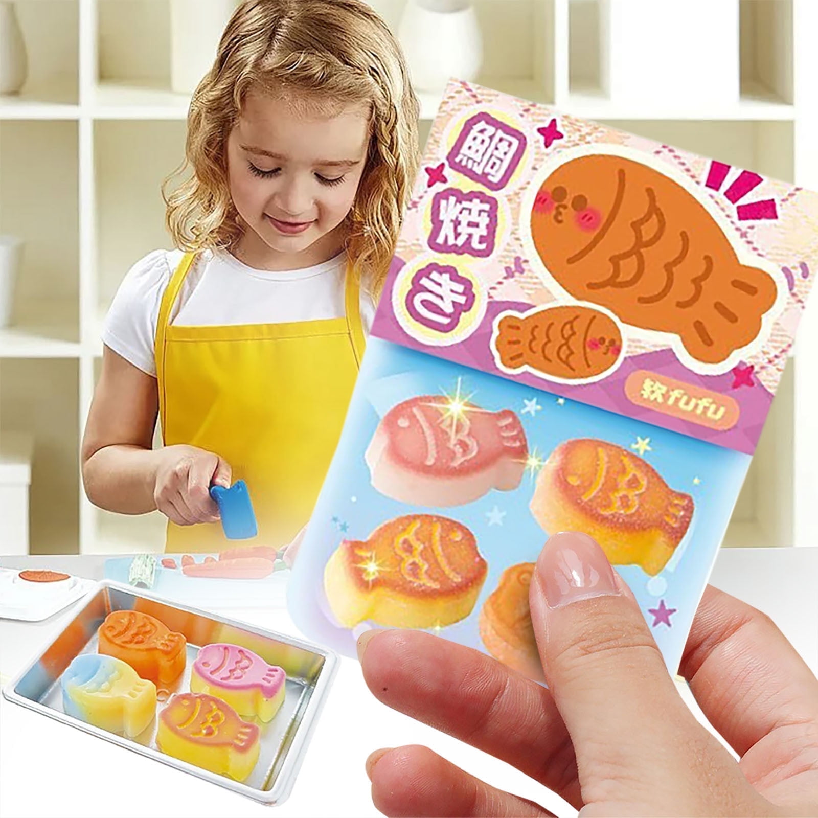 Ranliy Make Your Own Squishies Toys, Rubber Fish Cheese Cat Paw Making ...