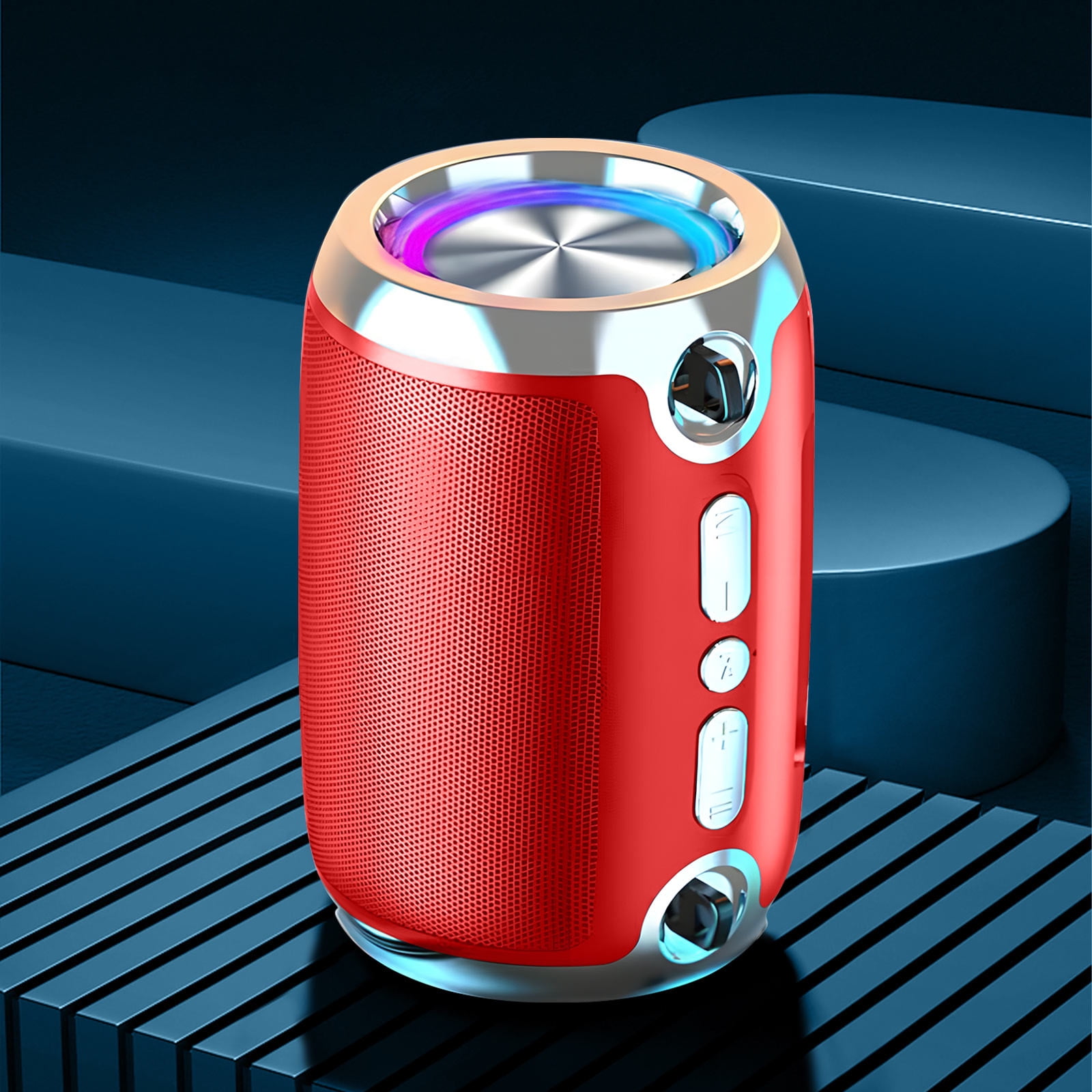 Ranliy Portable Bluetooth Wireless Speaker with Shoulder Strap, Can Be ...