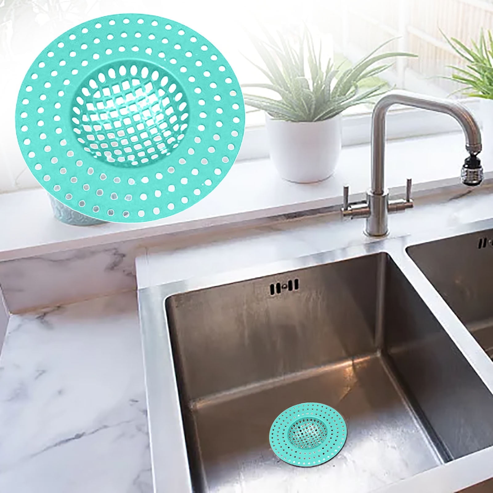 Ranliy Shower Hair Drain Catcher Strainer Cover Filter, Bathtub Drain ...