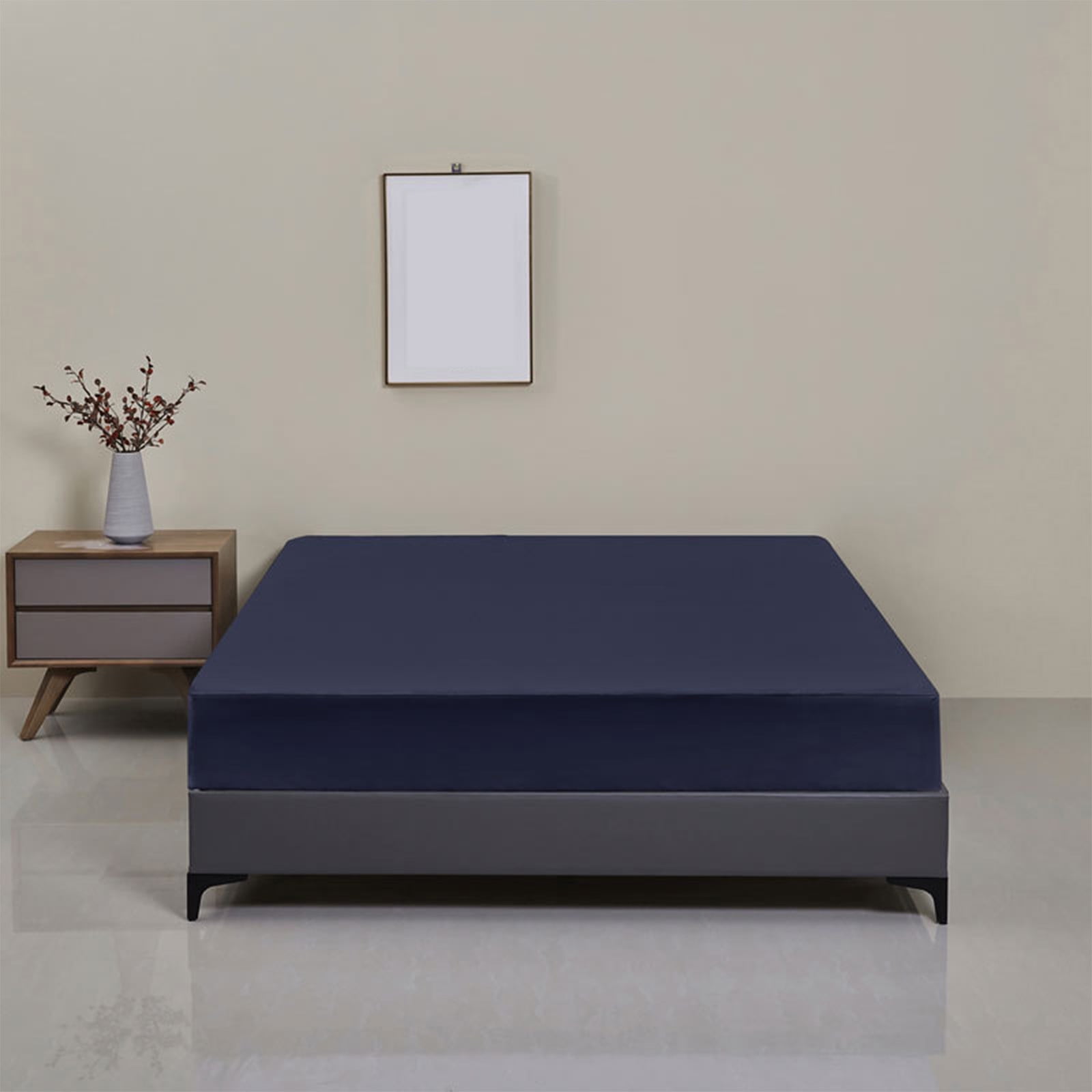 Ranliy Waterproof Mattress Protector Twin Size, Fitted Sheet Style ...