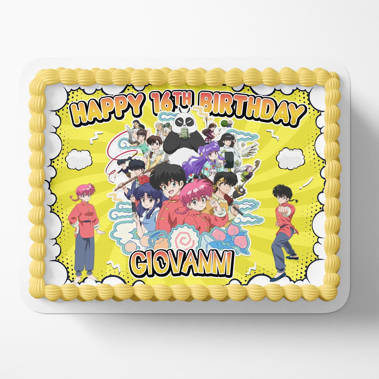 Ranma Anime Netflix Edible Icing Cake Wrap Cake Image Icing Sugar Sheet ...