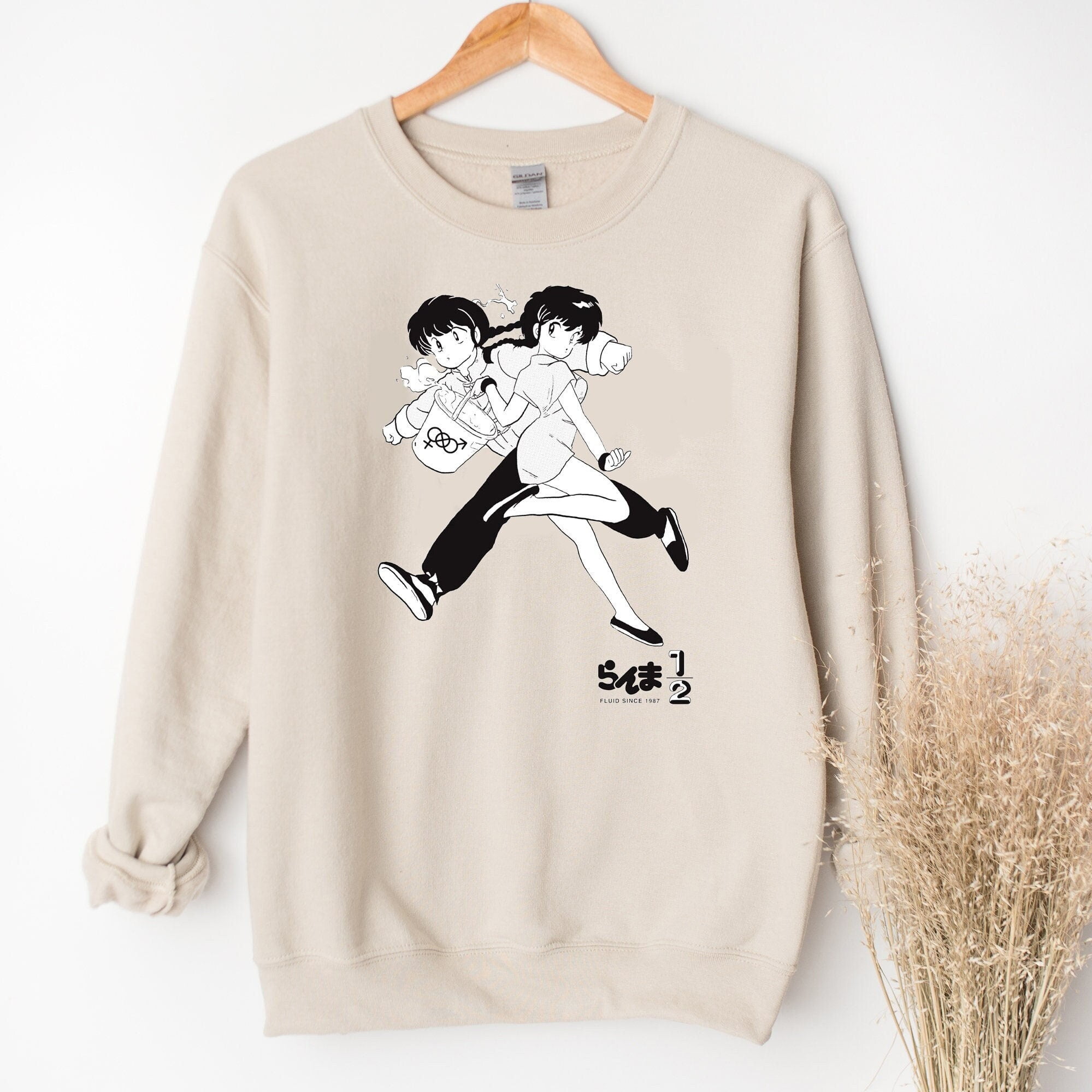 Ranma Saotome Anime Sweater, Retro Anime Shirt, Funny Vintage Manga tee ...