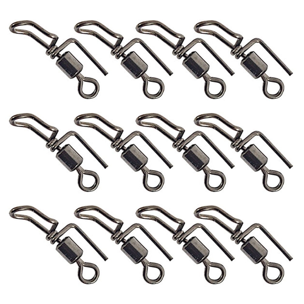 Ranmei 20Pcs Cascade Swivels For Sea Fishing Rigs Sea Fishing Clip Down ...