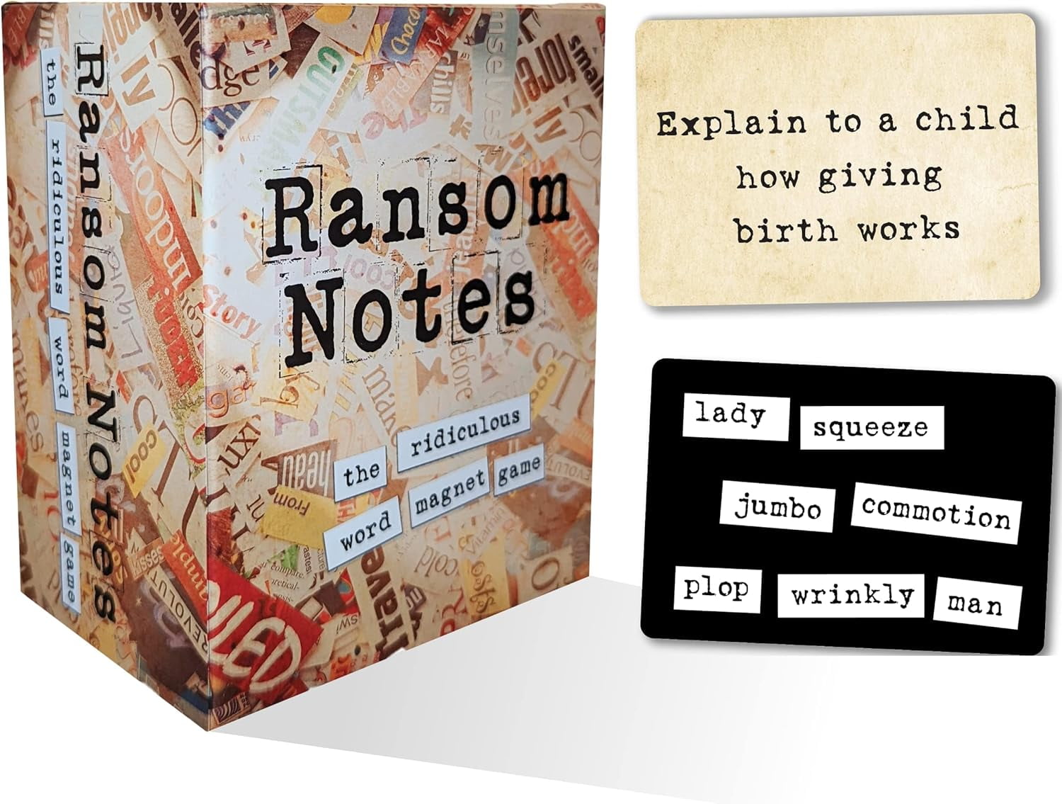 Ransom Notes Hilarious Magnet Game: Build Crazy Sentences - Perfect for ...