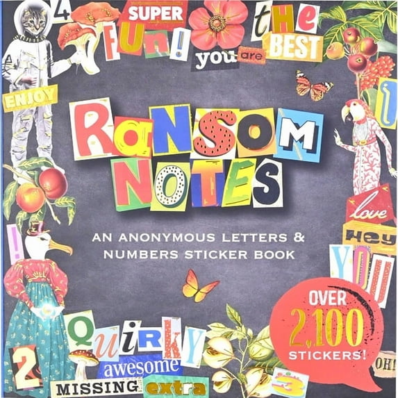Ransom Notes Sticker Book (Over 2100 Stickers!), (Paperback) - Walmart.com