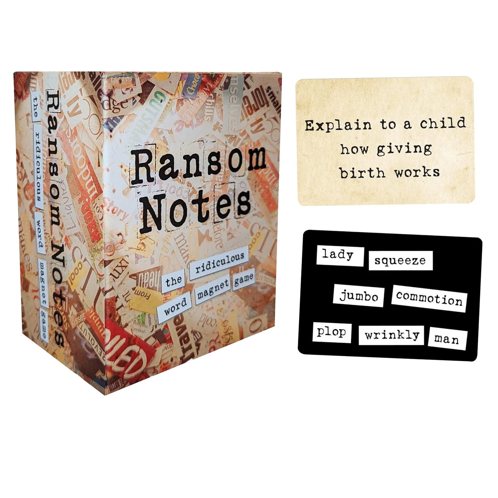 Ransom Notes - The Ridiculous Word Magnet Card Game, A Cozy Game to ...