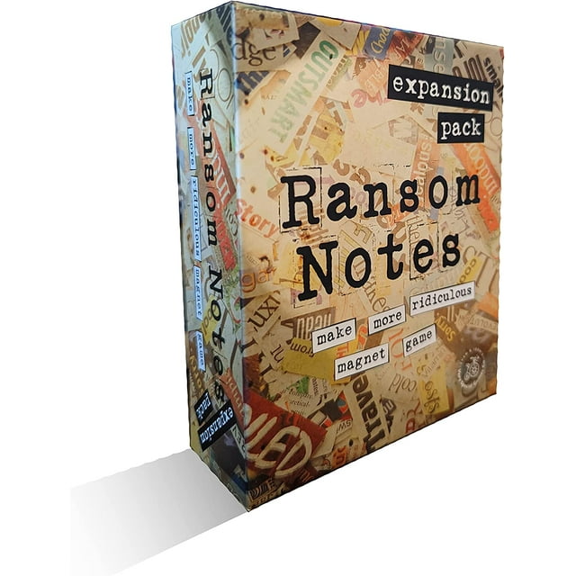 Ransom Notes - The Ridiculous Word Magnet Party Game & Expansion Pack ...