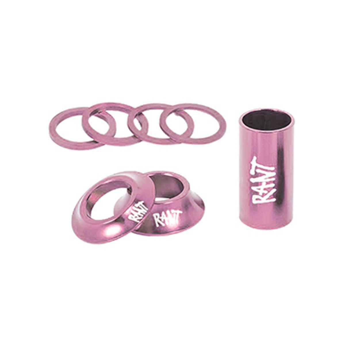 Rant Bang Ur Cartridge Bearings Mid Bottom Brackets Pepto Pink for 22mm ...