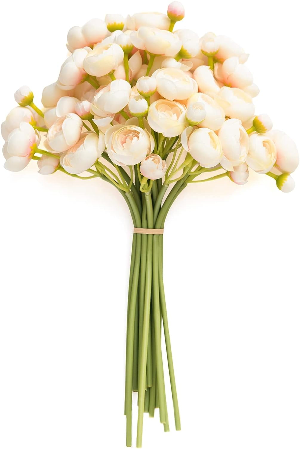 Ranunculus Artificial Flower, Faux Silk Mini Ranunculus Flowers for DIY ...