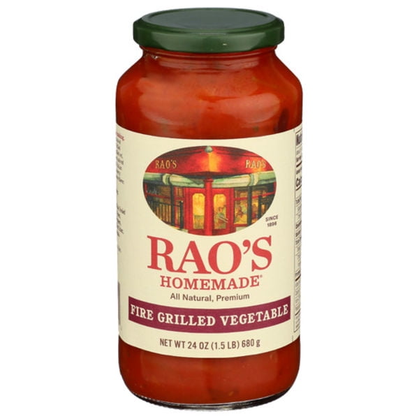 Rao's Homemade Fire Grilled Vegetable Pasta Sauce 24 oz Package May ...