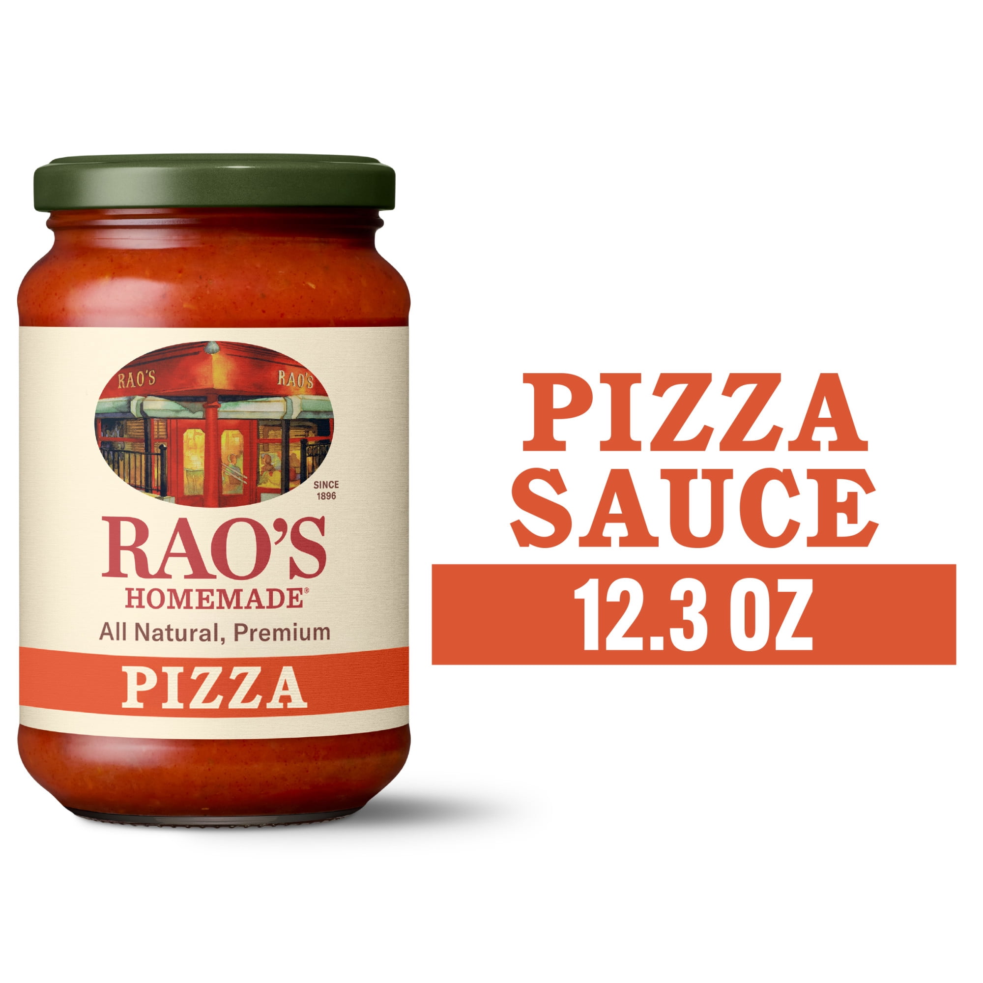 Rao's Homemade Classic Pizza Sauce 12.3 oz Made with Italian Tomatoes ...
