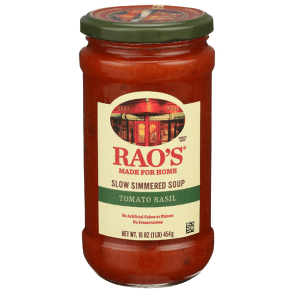 Rao's Homemade Tomato Basil Italian Style Slow Simmered Soup 16 oz ...