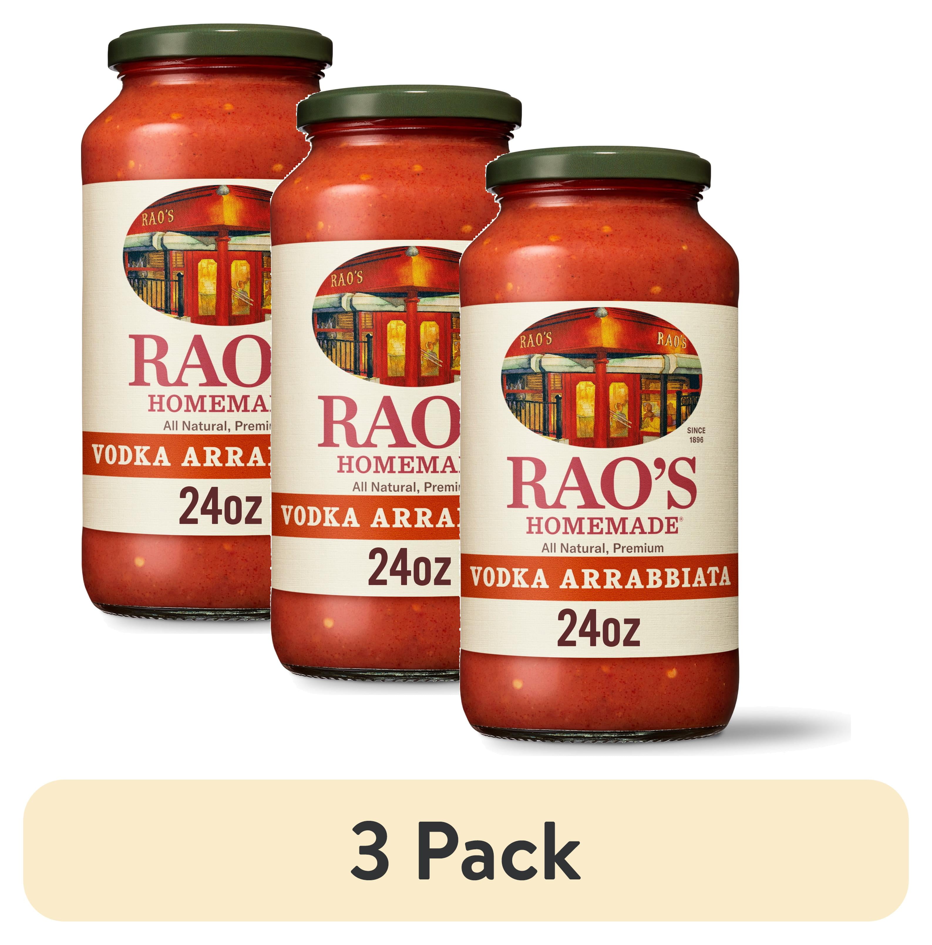 (3 pack) Rao's Homemade Vodka Arrabbiata Pasta Sauce, Keto Friendly ...