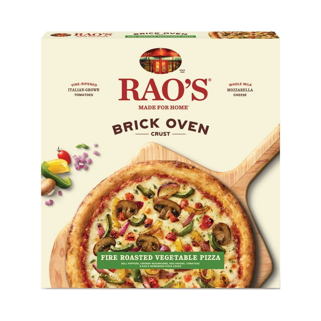 Rao's Made for Home Fire-Roasted Vegetable Frozen Pizza, Brick Oven ...