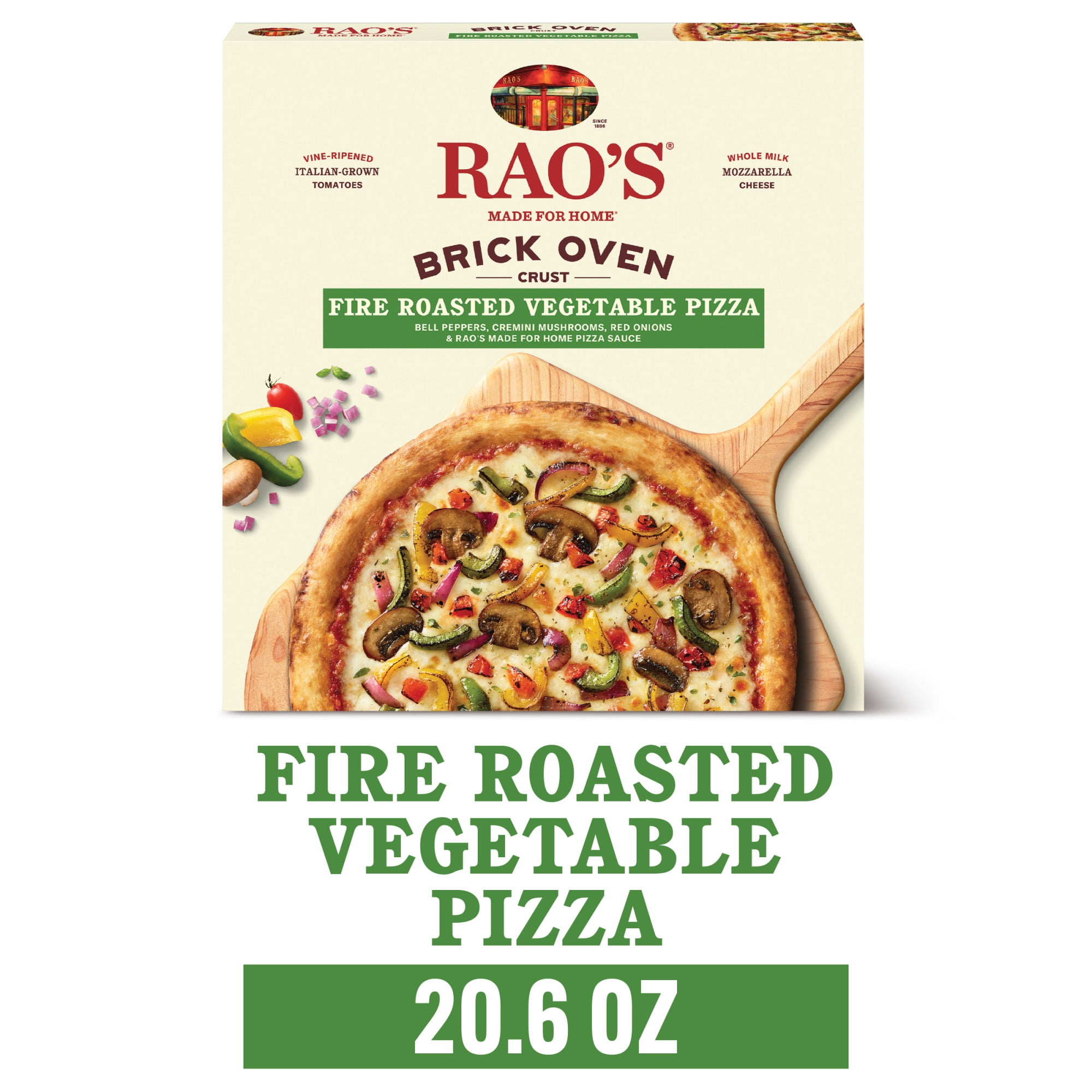 Rao's Homemade Fire-Roasted Vegetable Frozen Pizza with Brick Oven ...