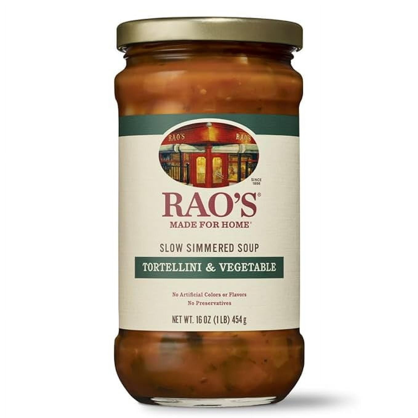Rao's Made for Home Tortellini & Vegetable Soup, 16oz, Real Vegetables ...
