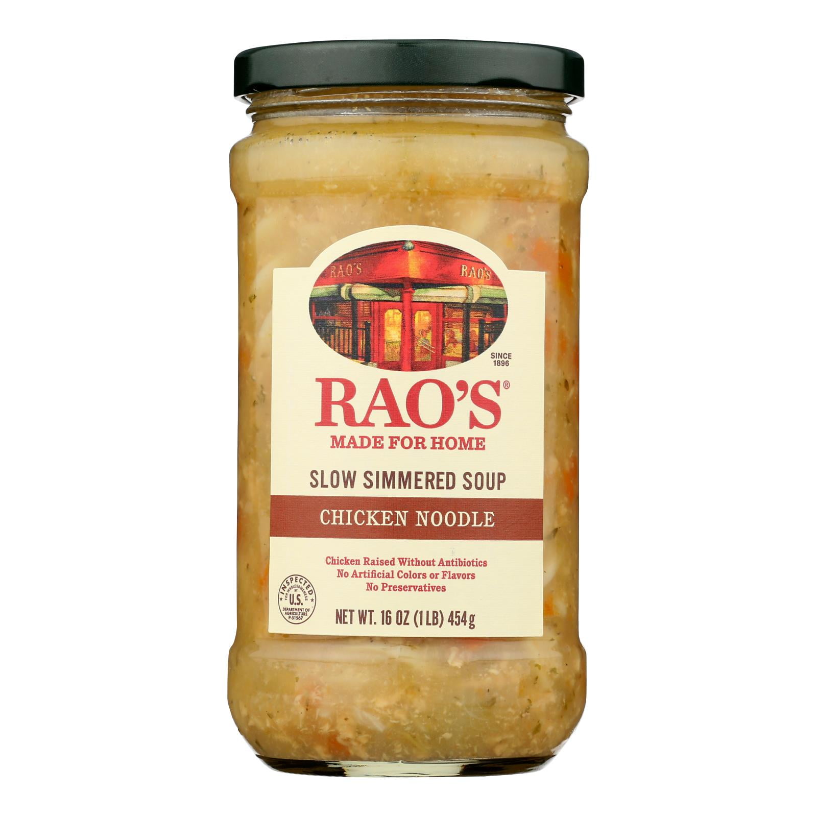 Rao's Ready to Eat Chicken Noodle Soup 16 oz (Pack Of 6) - Walmart.com