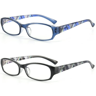 4 Pack Blue Light Blocking Reading Glasses,Readers for Women and Men ...