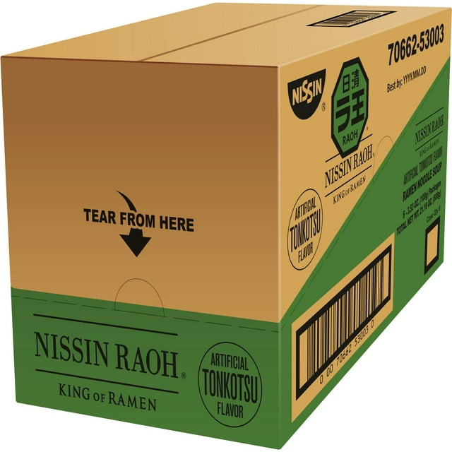 Raoh Tonkotsu Ramen Noodle Soup, 3.53 oz Packet - Walmart.com