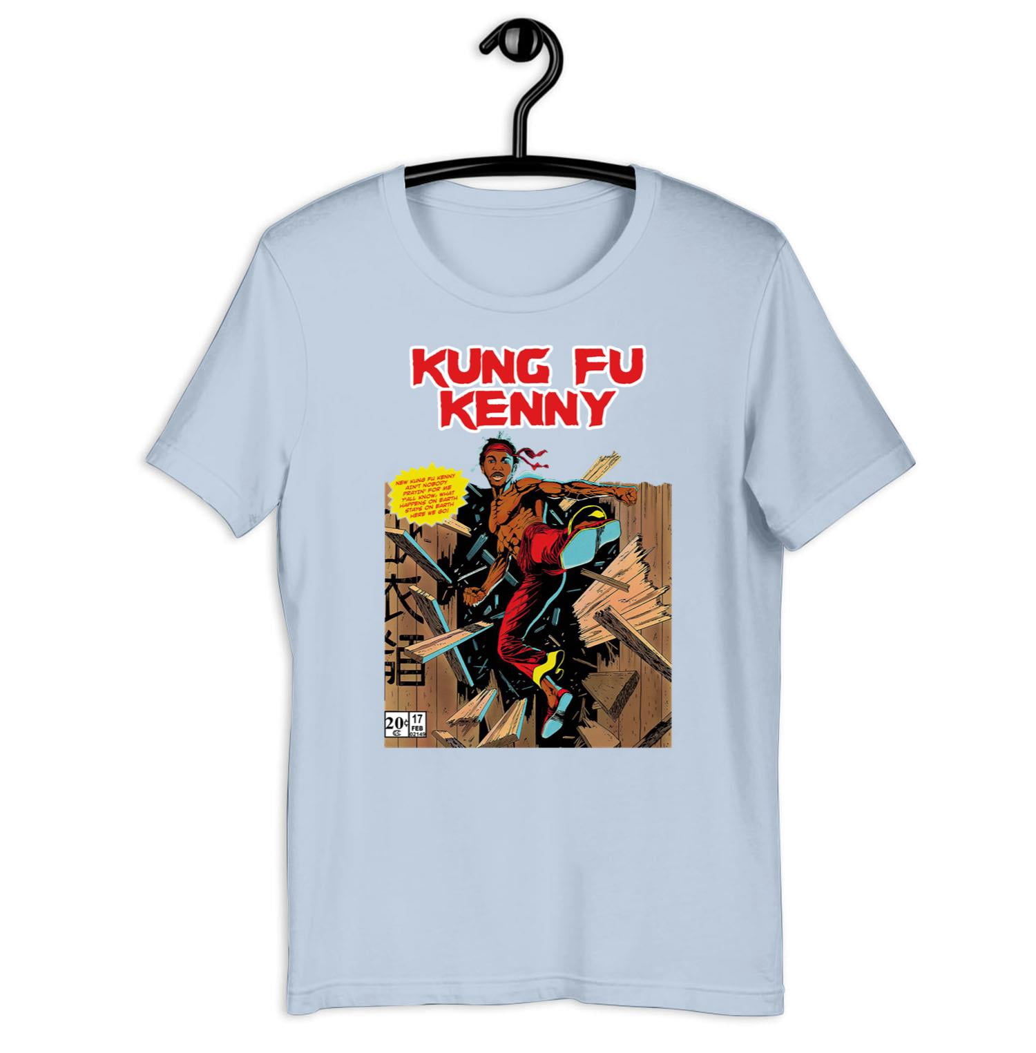 Rap Artist Inspired Kung Fu Kenny Graphic Tee, Retro Music Style Shirt ...