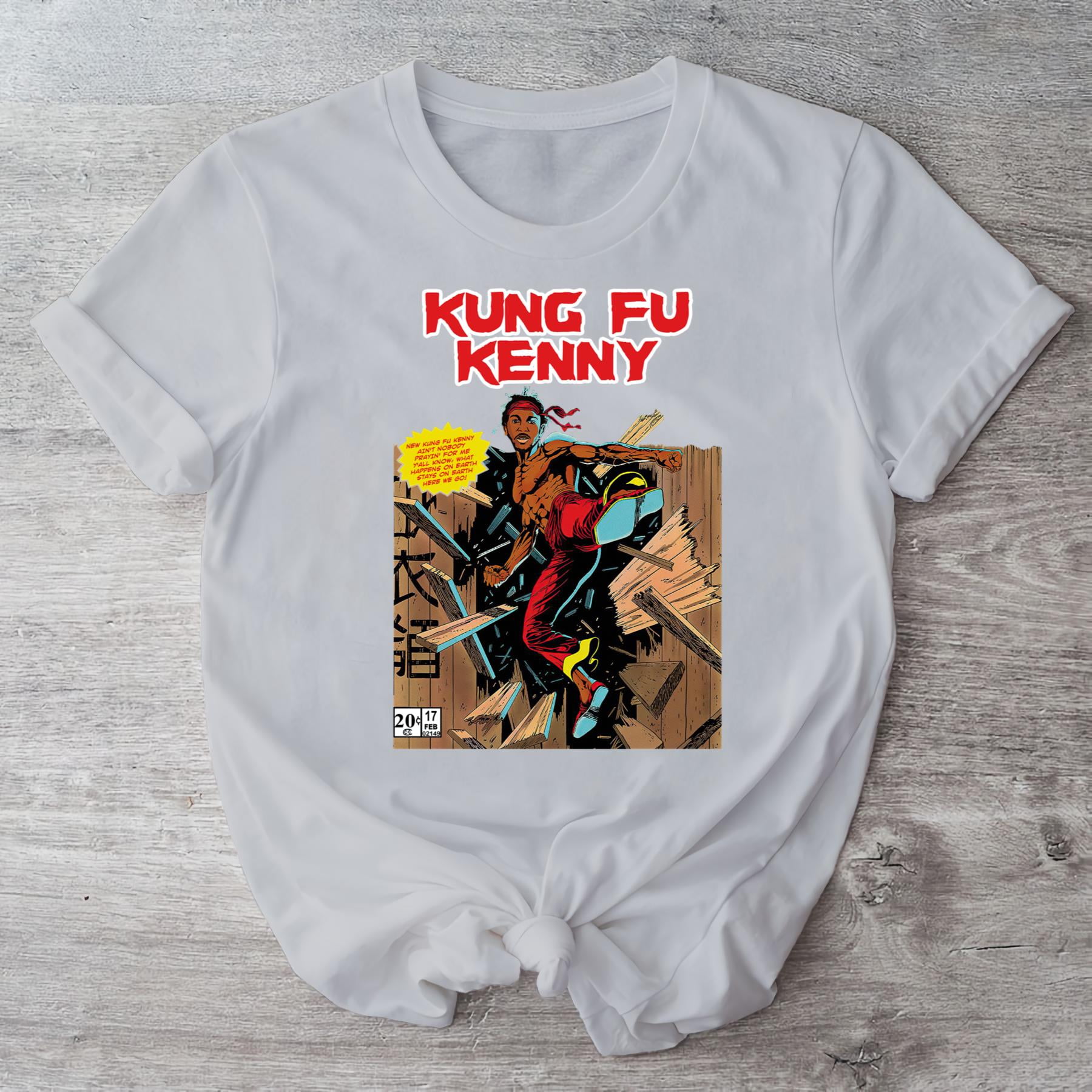 Rap Artist Inspired Kung Fu Kenny Graphic Tee, Retro Music Style Shirt ...