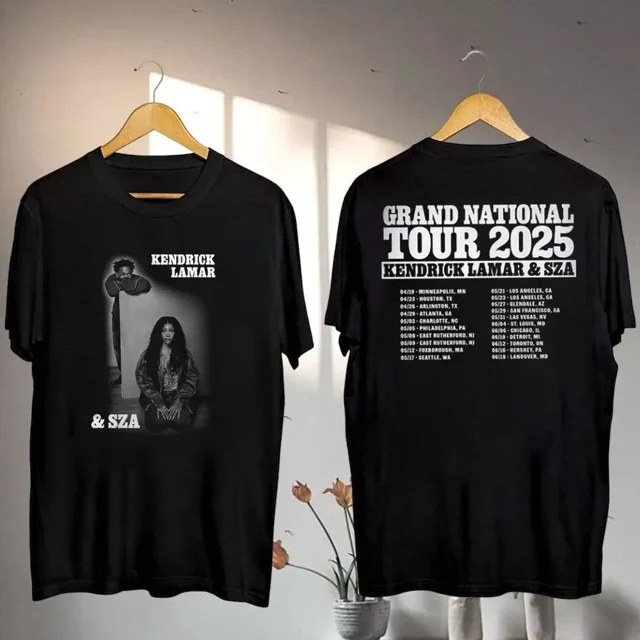 Rap Hip Hop 2025 Tour Concert Inspired Double Side T-Shirt Country ...
