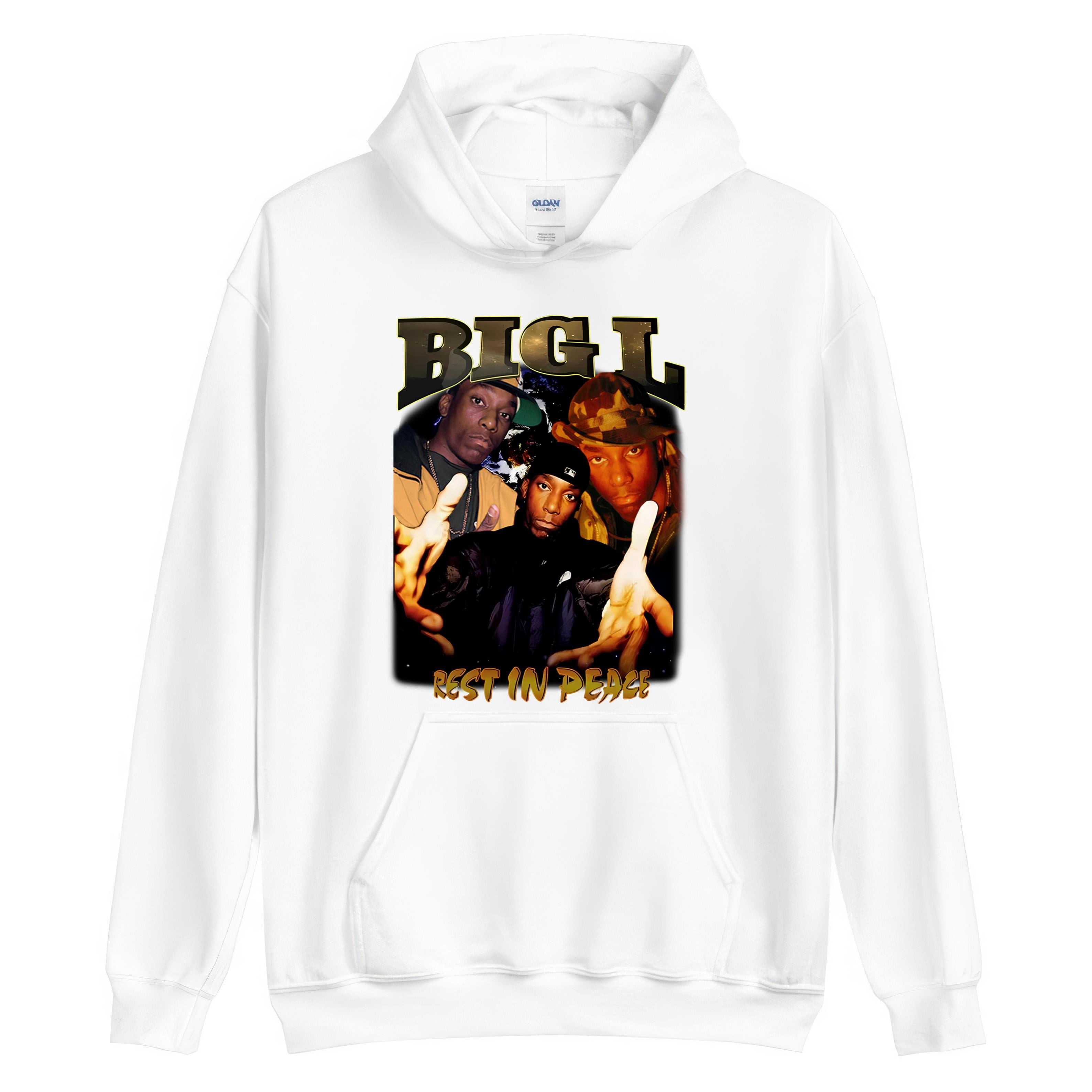 Rap Hip Hop Rapper 90s Retro Vintage Hoodie Bootleg Style Harlem NYC ...