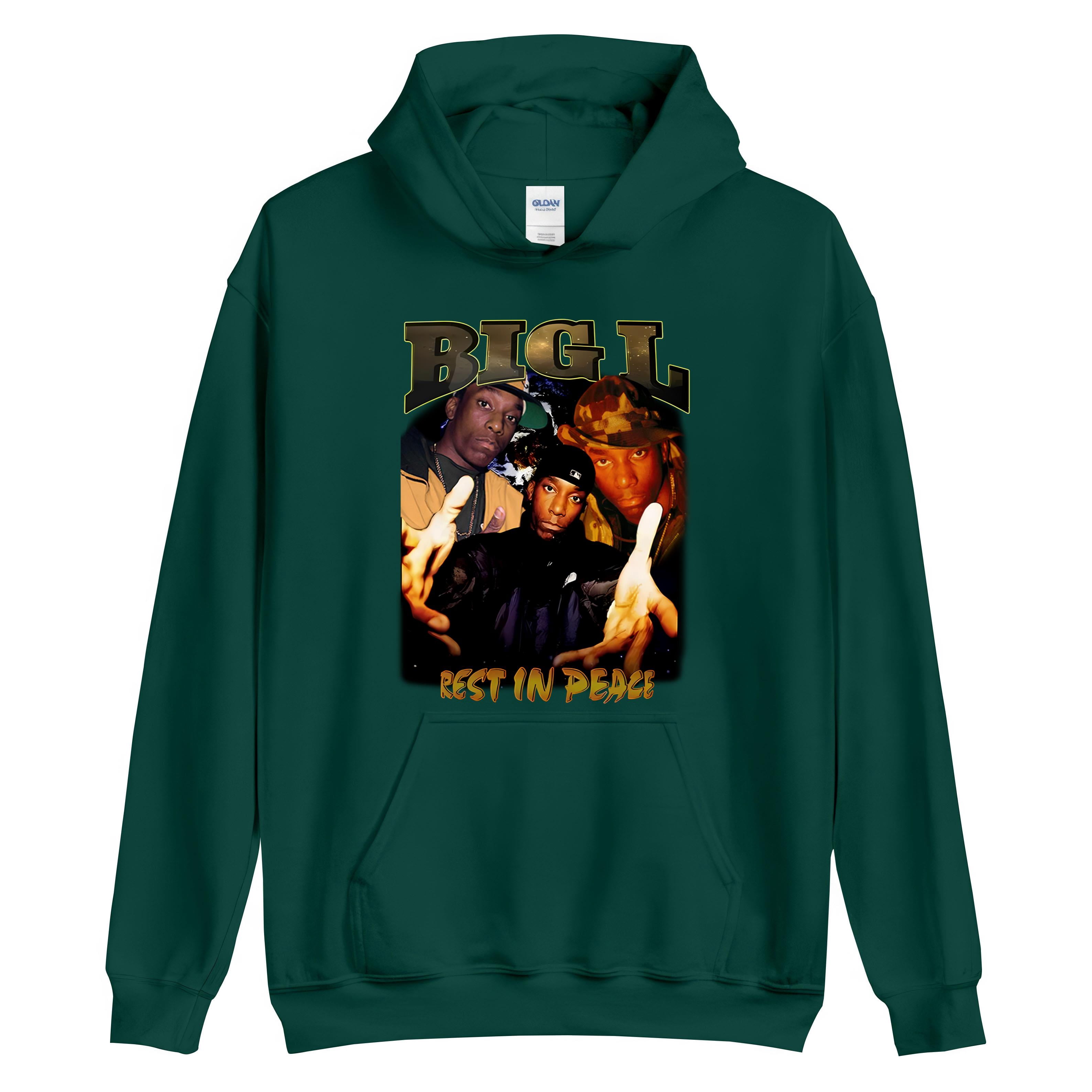 Rap Hip Hop Rapper 90s Retro Vintage Hoodie Bootleg Style Harlem NYC ...