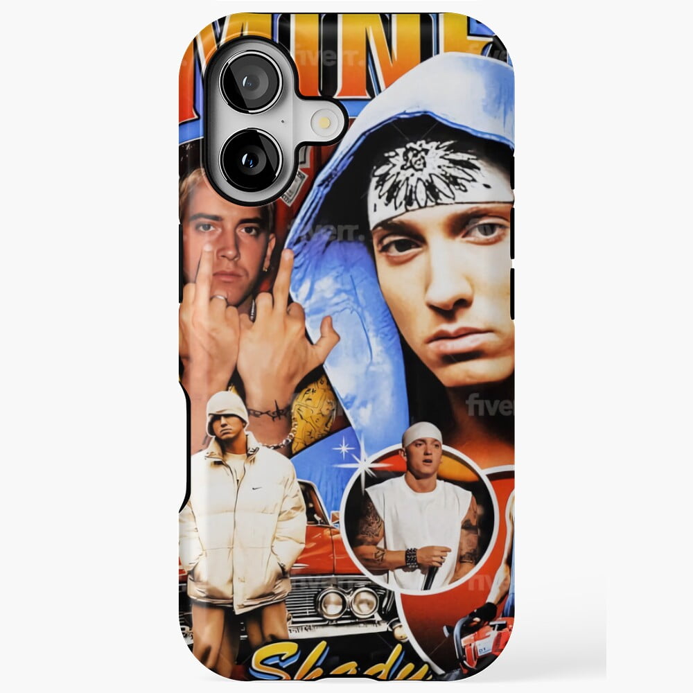 Rap Icon Inspired Bold Tribute Graphic Artwork iPhone Case 17 through ...