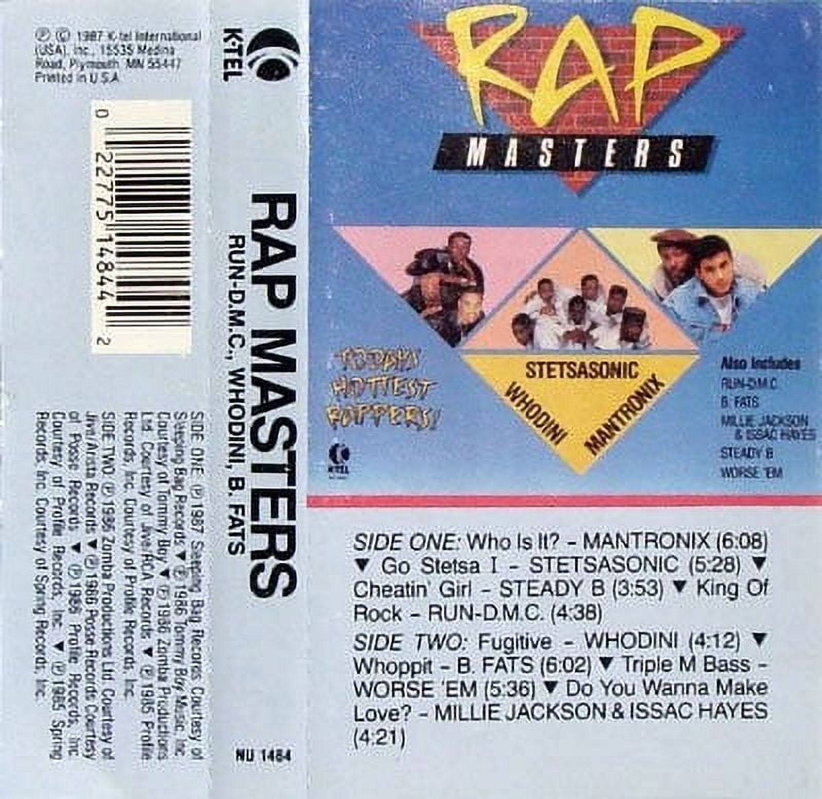 Rap Masters - Various Artists (Cassette) - Walmart.com